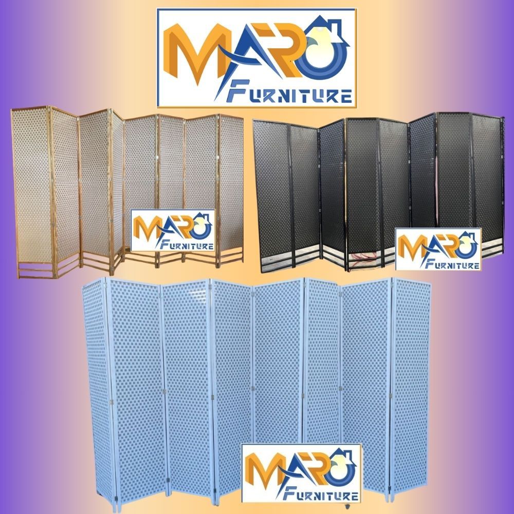 DIVIDER MOVEABLE /ROOM SHADES/PARTITION BIG/ MAHOGANY WOOD/HEAVY DUTY ...