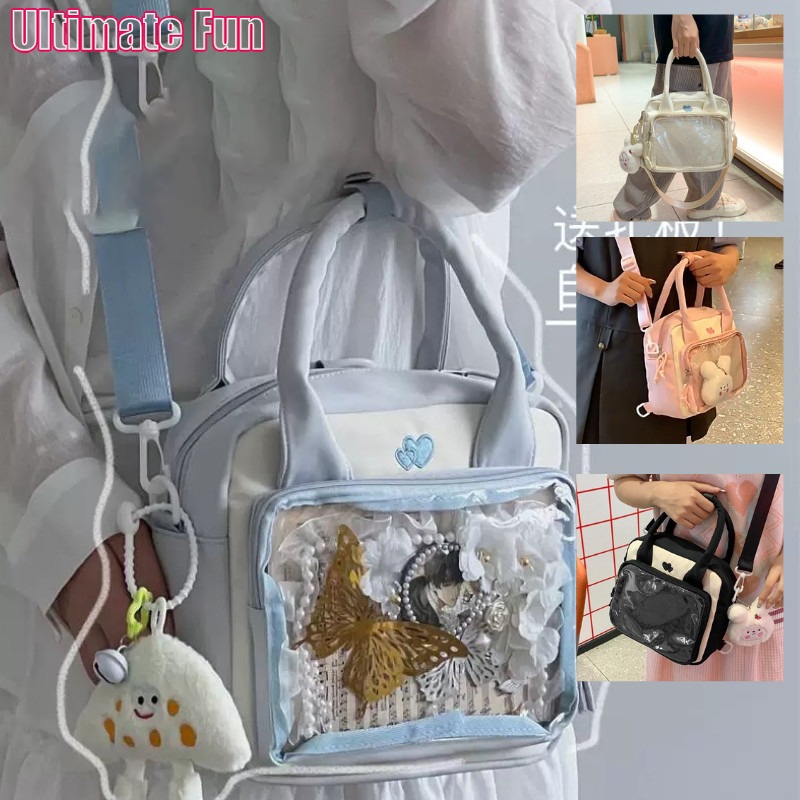 Cute Customizable Clear Front Display Pouch Concert Bag Ita Bag ...