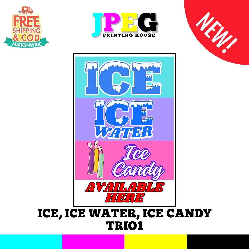 Shop signage ice for Sale on Shopee Philippines
