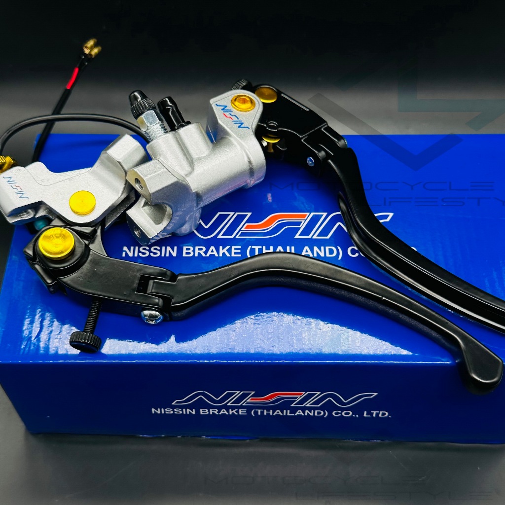 NISSIN BRAKE MASTER SET CNC with Side mirror holder(Thailand) | Shopee ...