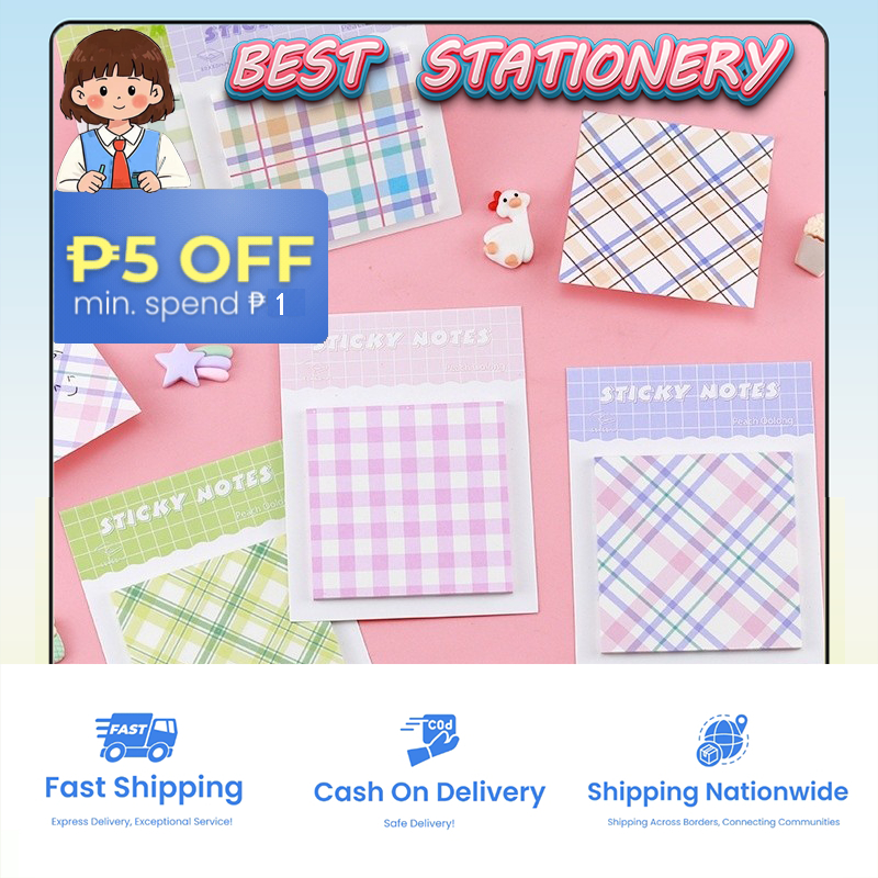 30 pcs simple style pattern memo pad Sticker notes school office ...