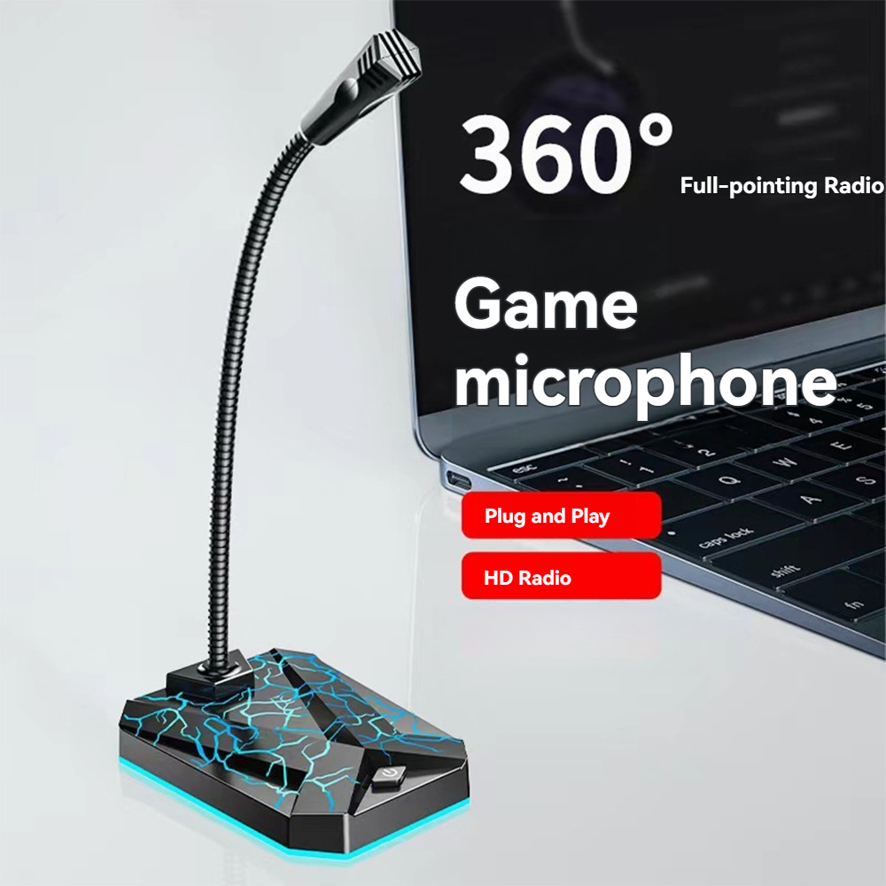 USB Microphone Computer Desktop Plug&Play Microphone Omnidirectional ...