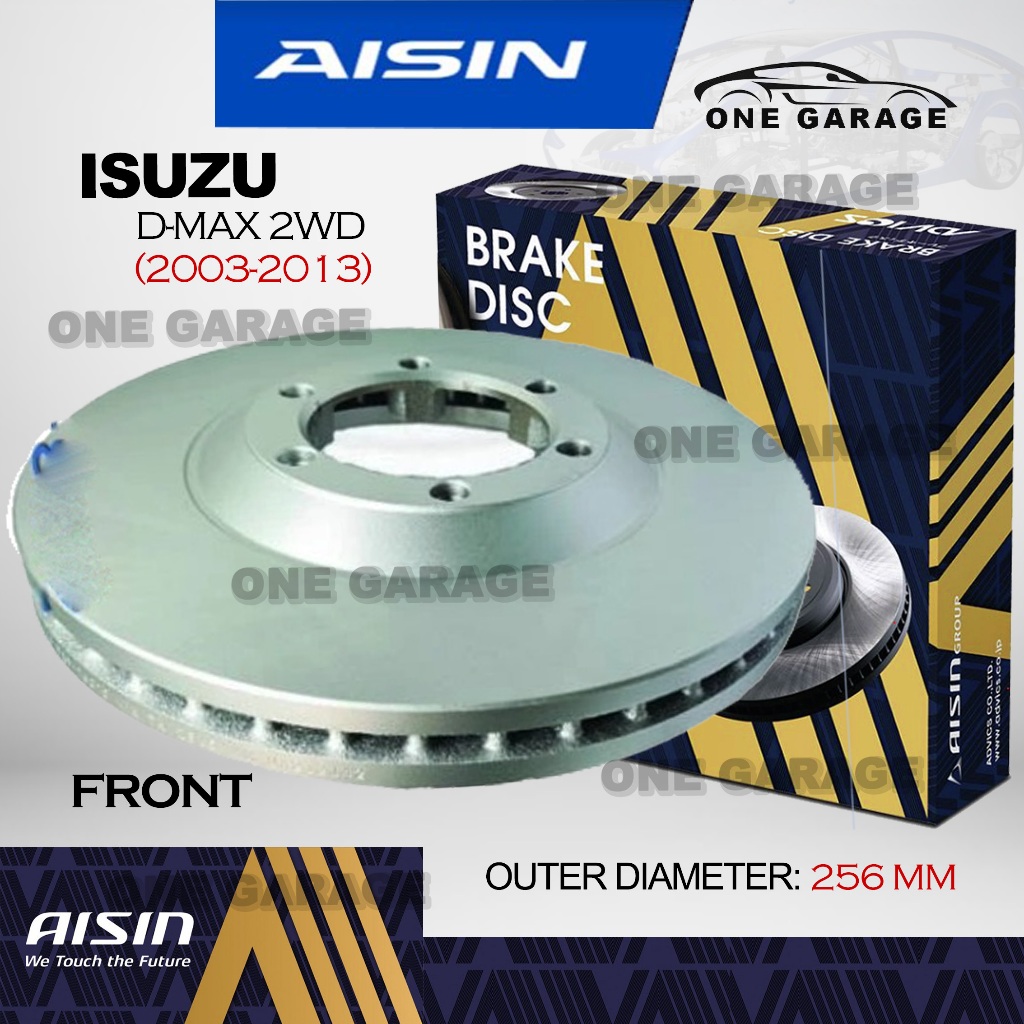 AISIN Brake Disc Rotor FRONT For ISUZU D-MAX 2WD (2003-2013) | Shopee ...