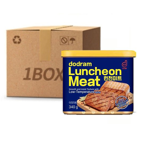 [DODRAM] 340g Luncheon Meat 1 BOX (24 CANS) / MADE IN KOREA | Shopee ...