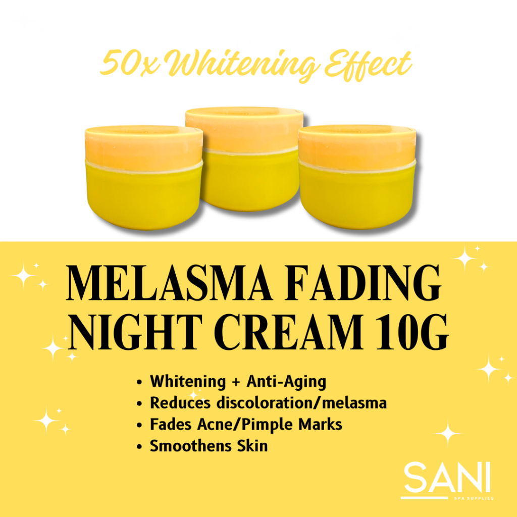 MELASMA FADING NIGHT CREAM 10G | Shopee Philippines