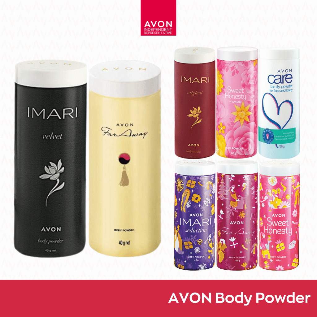 AVON Body Powder 40g (Imari, Sweet Honesty, Far Away) | Shopee Philippines