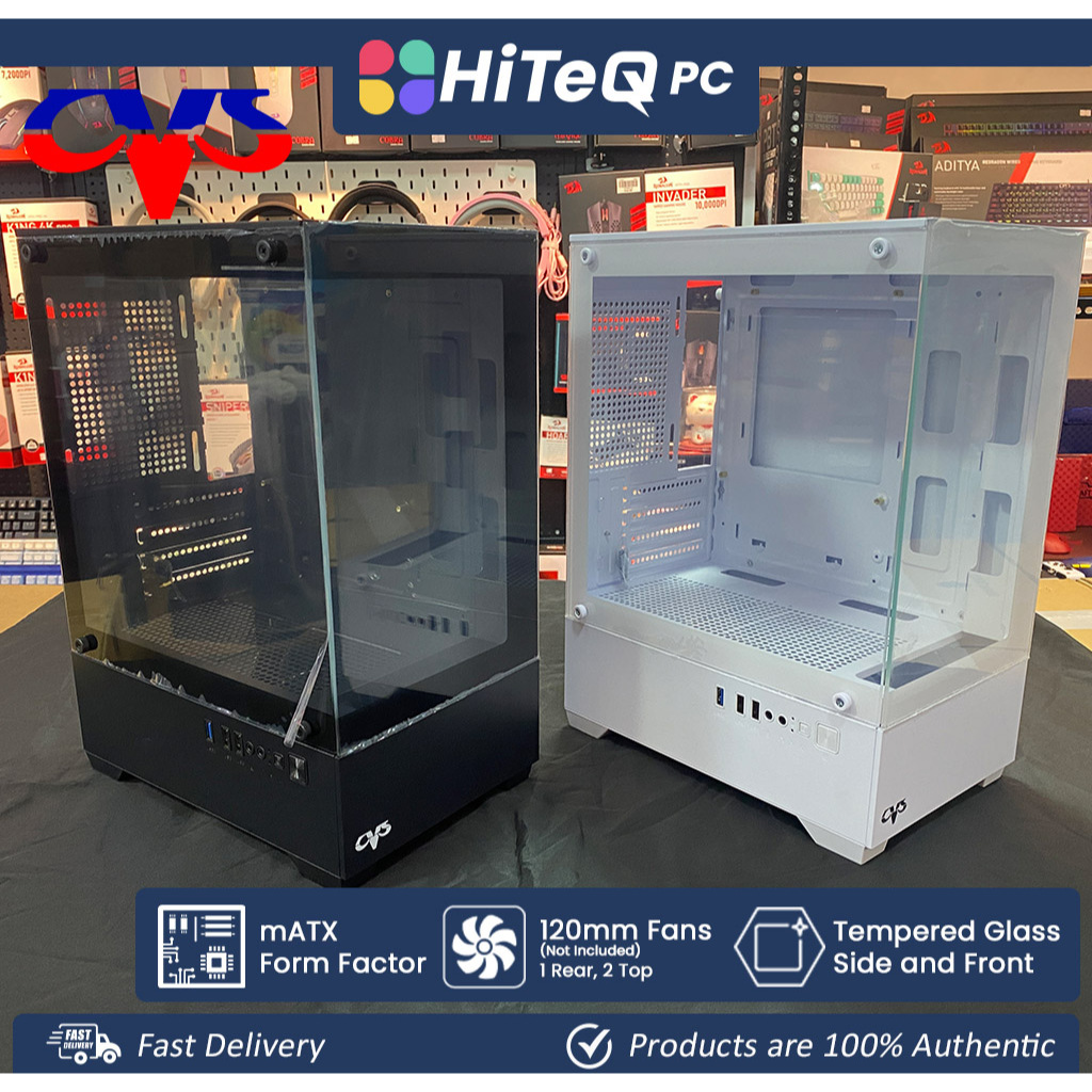 HiteqPC | Micro ATX Tempered Glass Front and Side w/ Side I/O PC Case ...