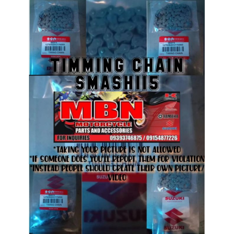 Suzuki genuine timing chain for( Suzuki smash115/GD110)2*3*92 | Shopee ...