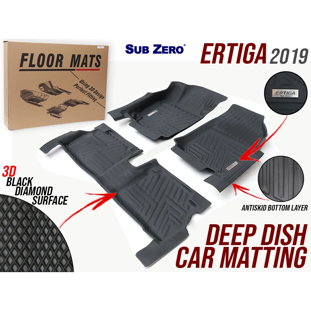 Ertiga 2019-onwards Deep Dish Matt 2 rows WITH BOX | Shopee Philippines