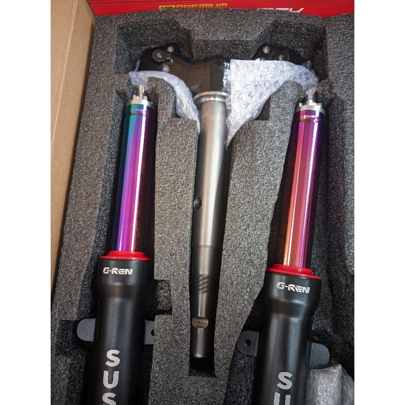 G-REN Front shock with t-post adjustable compression (aerox/sniper ...