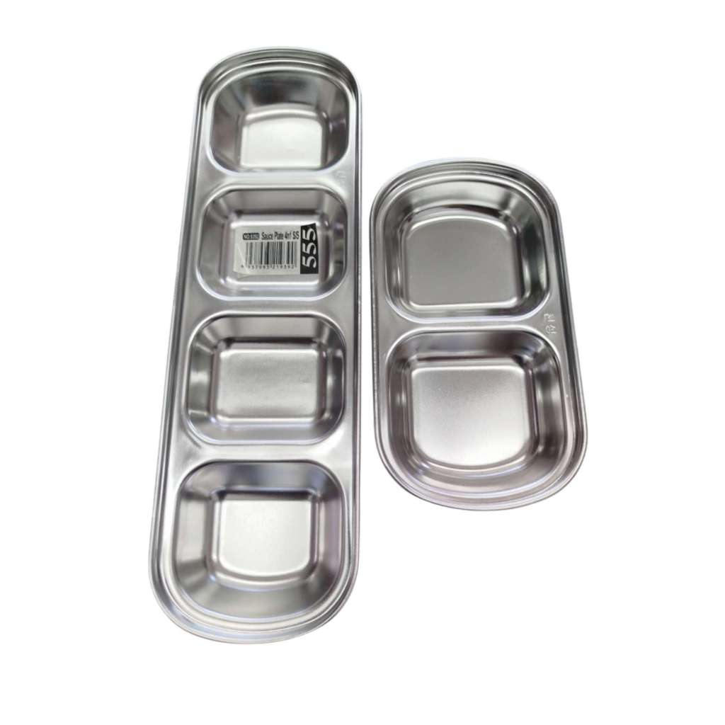 555 Stainless Steel Samgyupsal Sauce Plate | Shopee Philippines