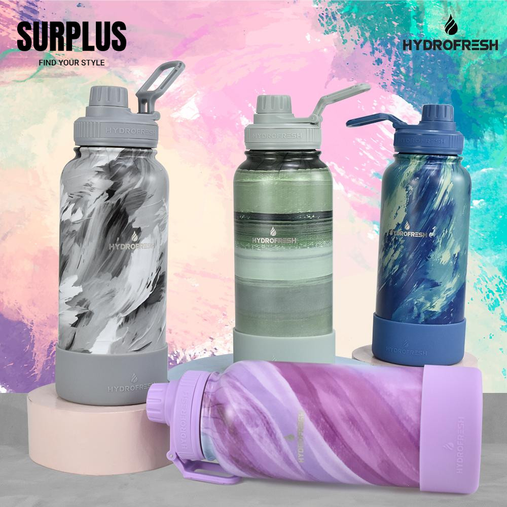 Surplus Hydrofresh Stainless Steel Tumbler with Sporty Handle 1L With ...