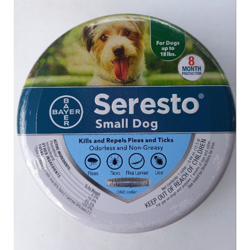 Seresto collar for small dog ( anti ticks and Fleas) | Shopee Philippines