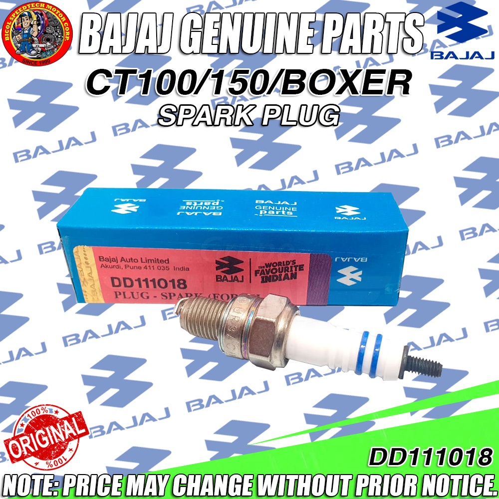 SPARK PLUG Rouser NS125 135 NS150 NS160 CT100 CT125 Boxer CT150 (KMC ...