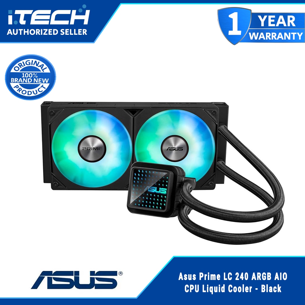 Asus Prime LC 240 ARGB AIO CPU Liquid Cooler - Black | Shopee Philippines