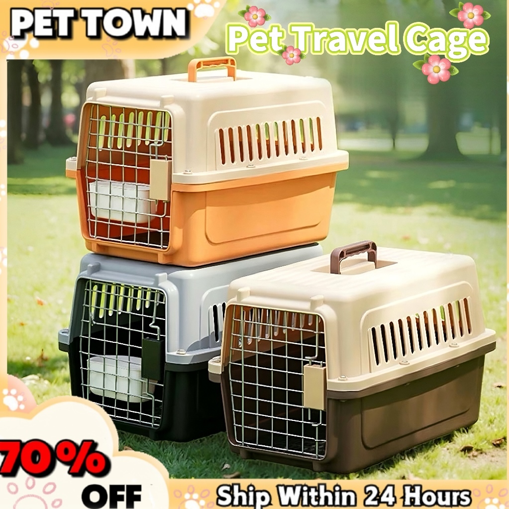 Portable Pet Travel Cage Pet Carrier Travel Dog Carrier Travel Cage ...