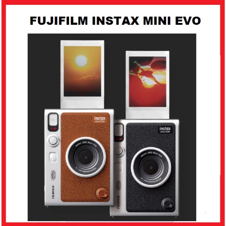 Fujifilm Instax Mini Evo Hybrid Instant Film Camera. Includes Film ...