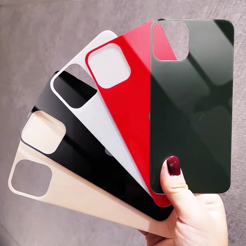 Back Protector for iPhone 14 3D Curved Tempered Glass Back Screen ...