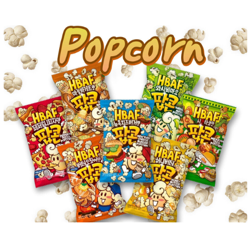 HBAF Flavored Popcorn - Honey Butter | Wasabi Mayo | New York Cheese Burger Popcorn 80g | Shopee ...