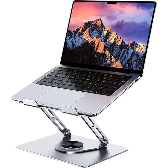Laptop Stand, Multi-Angle Stand with Heat-Vent, Adjustable Notebook ...