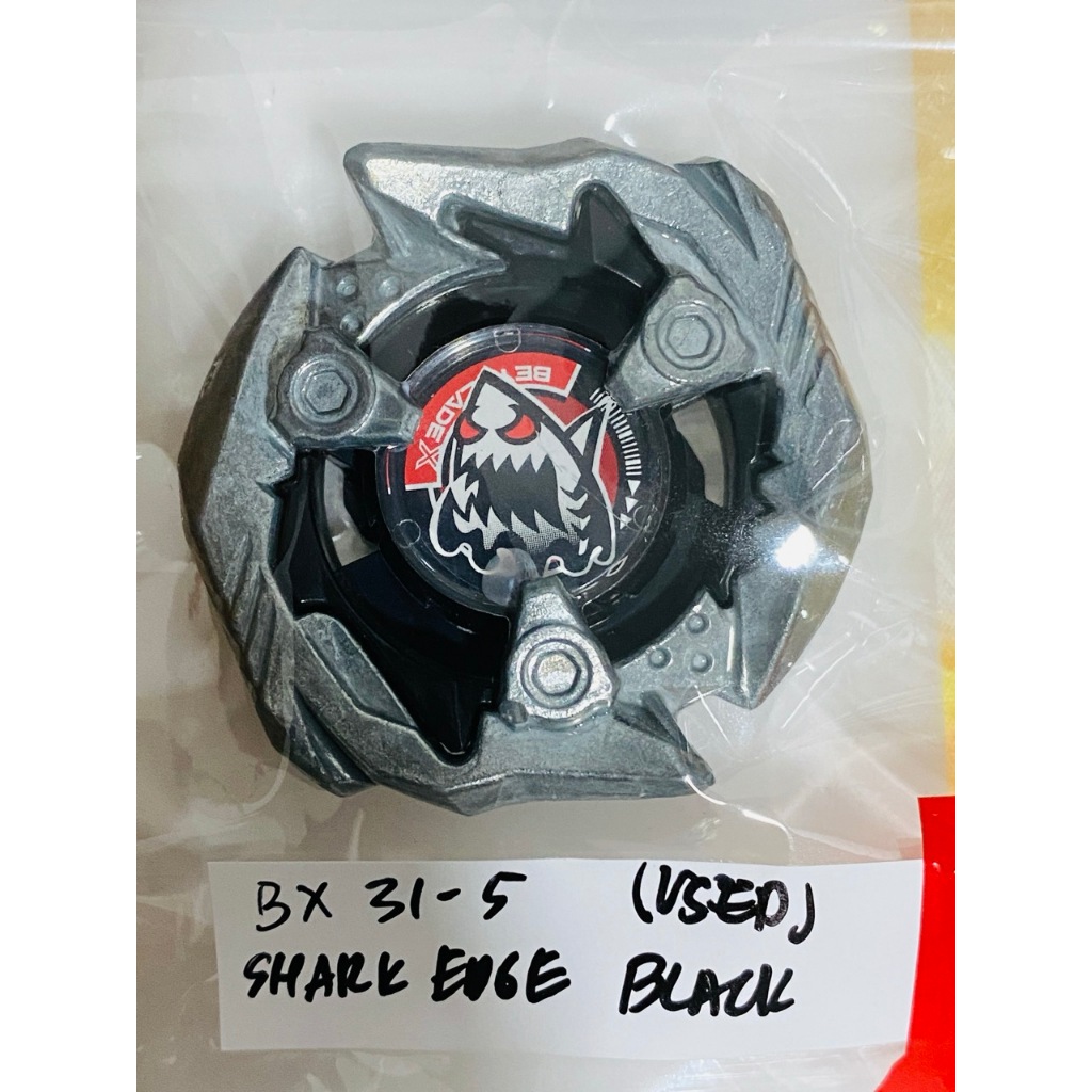 Used Original BX 31--5 Shark Edge Black Blade Only Beyblade X | Shopee ...