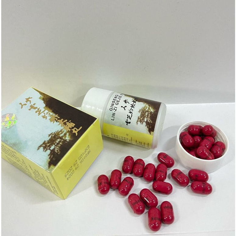 Ginseng Vitamins 30's lin-zi white bottle free shipping fee fast ...