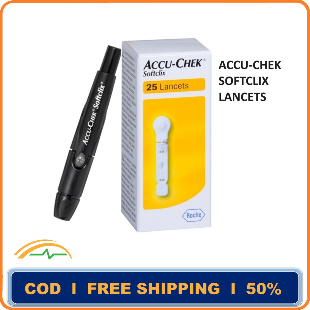 Accu Chek SoftClix Lancing Device or Accu Chek SoftClix Lancets 25s or ...