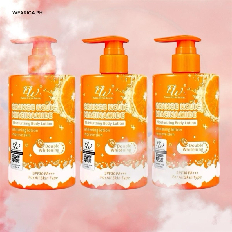 BUY1TAKE2 DW Orange Kojic Niacinamide Whitening Moisturizing Body ...