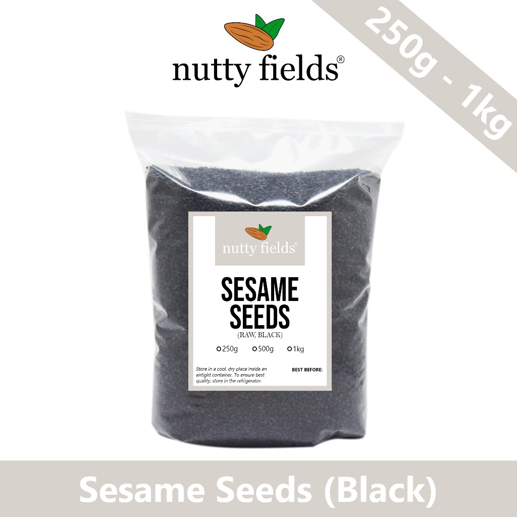 Black Sesame Seeds (250g - 1kg) by Nutty Fields | Shopee Philippines