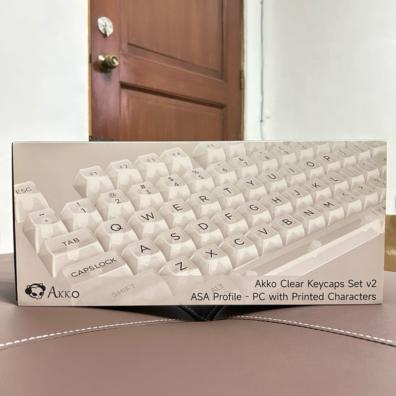 Akko Clear White V2 Transparent Keycaps Set ASA 155 KEYS | Shopee ...