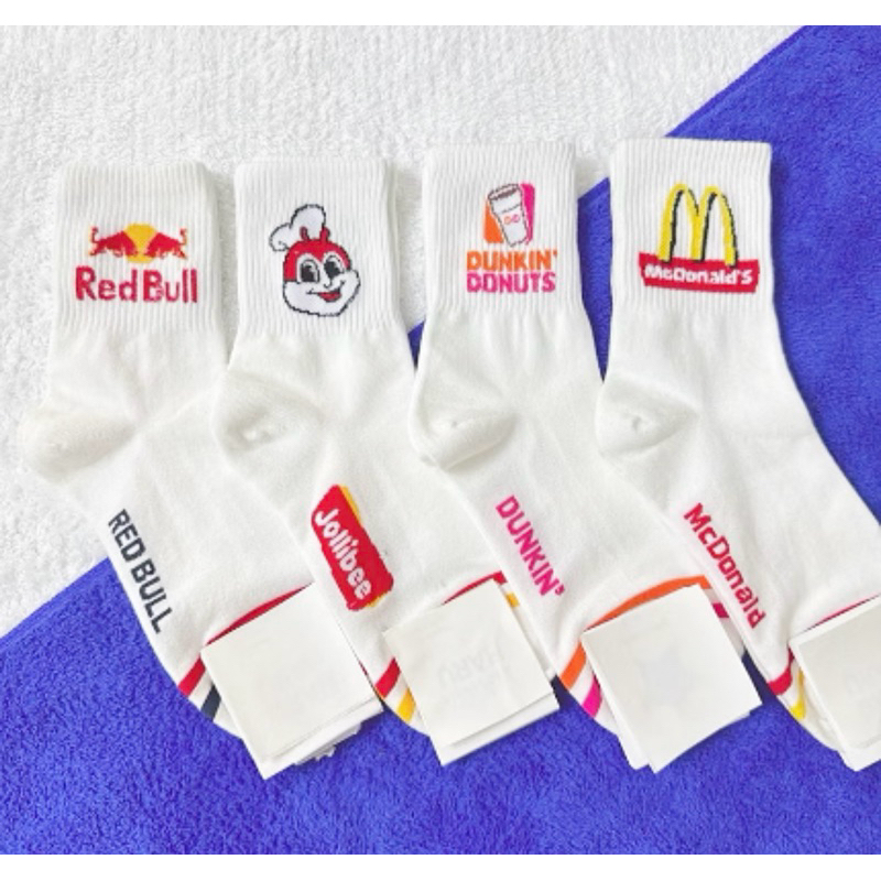 Korean Socks • Food Pattern Iconic Socks• [DH] | Shopee Philippines