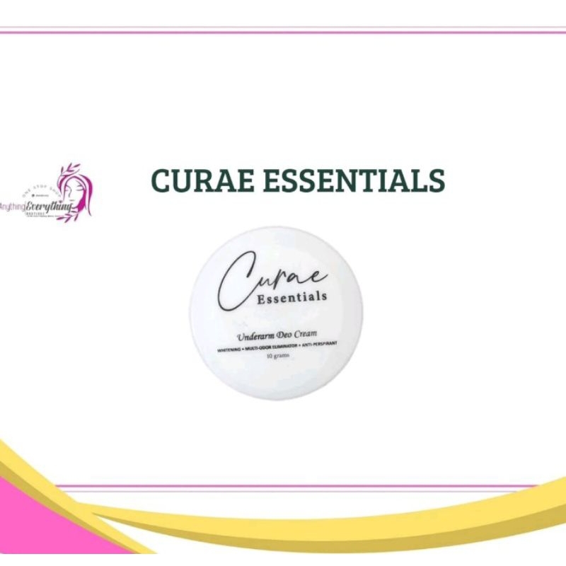 CURAE UNDERARM DEO CREAM 10g Whitening | Shopee Philippines