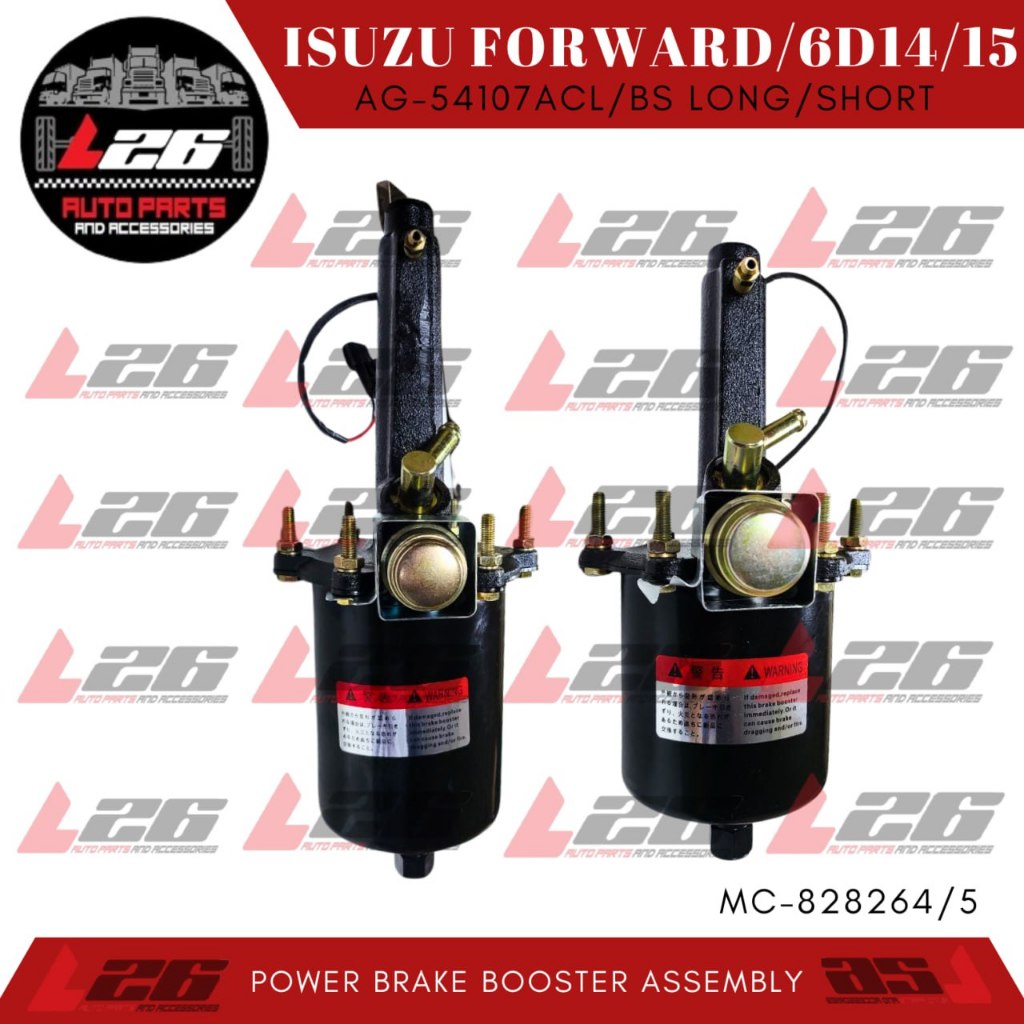 Isuzu Forward 6D14 6D15 POWER BRAKE BOOSTER ASSEMBLY SHORT LONG MC ...