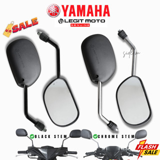 Yamaha Mio Fazzio SIDE MIRROR CHROME/BLACK STEM LEGITMOTO ROTATABLE ...