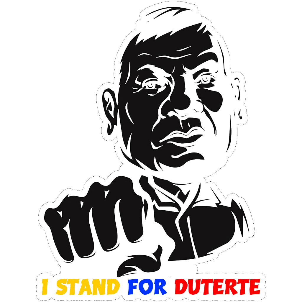I Stand for Duterte Sticker Glossy 3.5 Inches | Shopee Philippines