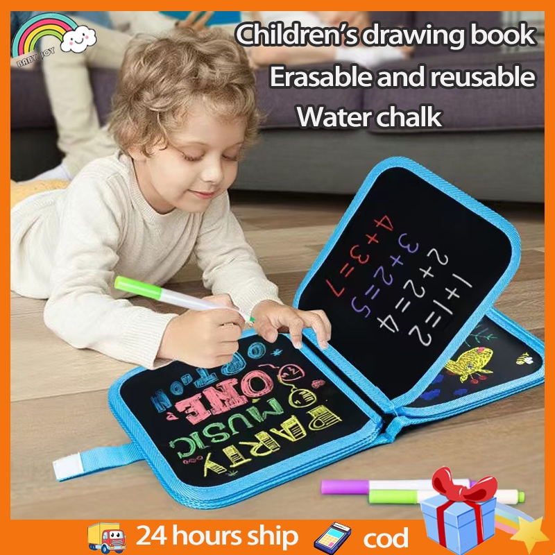 Educational Toy Kids DIY Graffiti Drawing Board Writing Pad For Kids ...