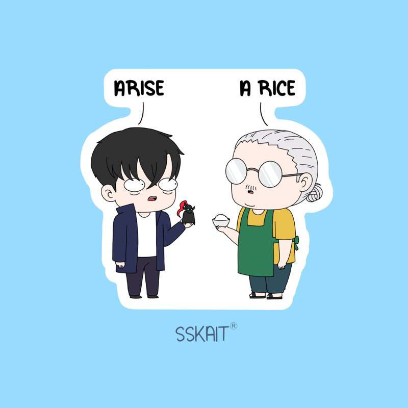 SSKAIT Arise A Rice - Sakamoto X Solo Leveling Funny Mood Relatable ...