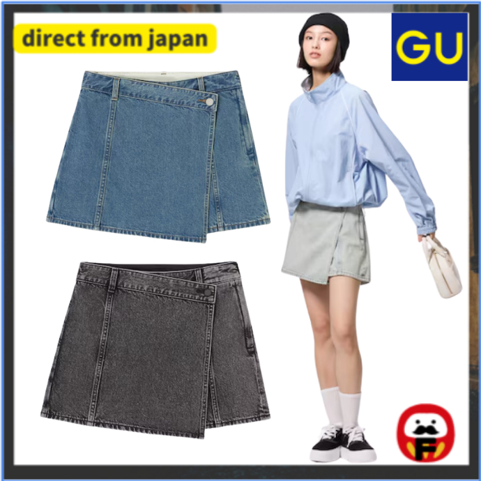GU Denim Wrap Skorts OSQ+E 2025SS【Direct From Japan】 | Shopee Philippines