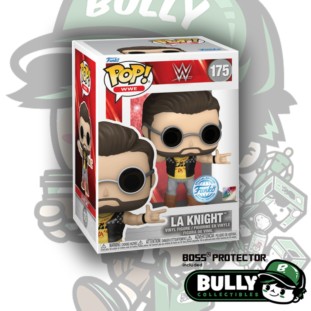 Funko POP! WWE: WWE - LA Knight (FSE) 175 With Boss Protector | Shopee ...