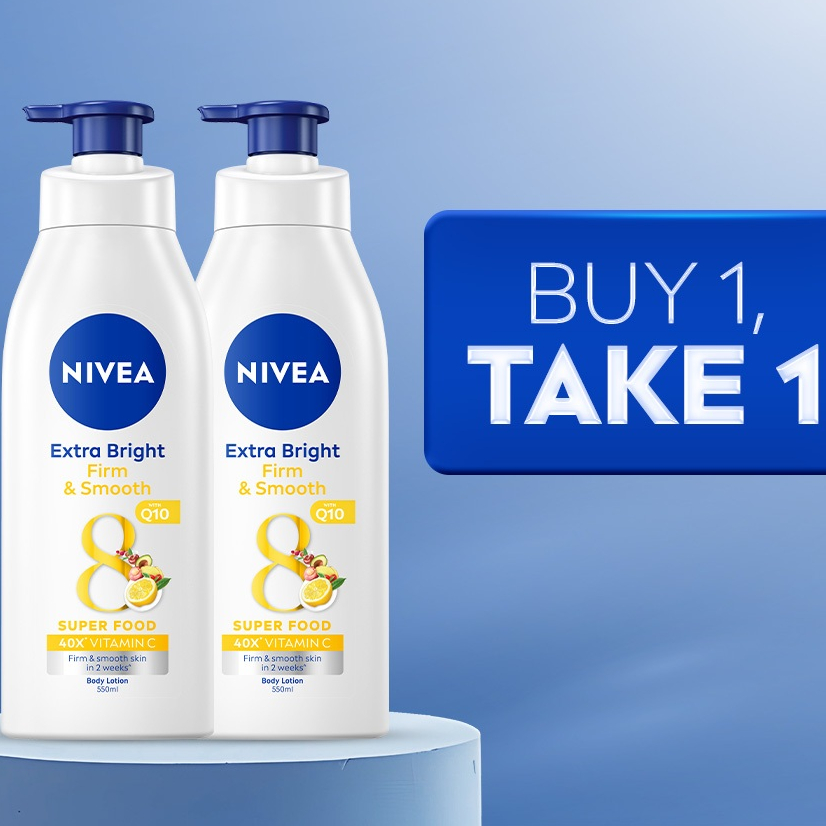 NIVEA Body Extra Bright Firm & Smooth Lotion 550ml | Shopee Philippines