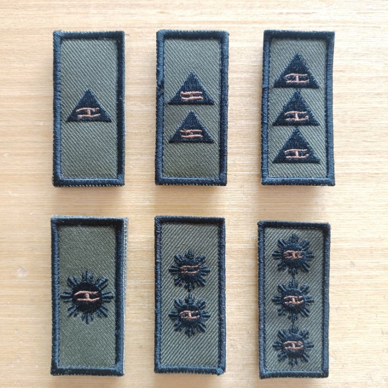 PA Ranks Embroidered Patch With Velcro | Shopee Philippines