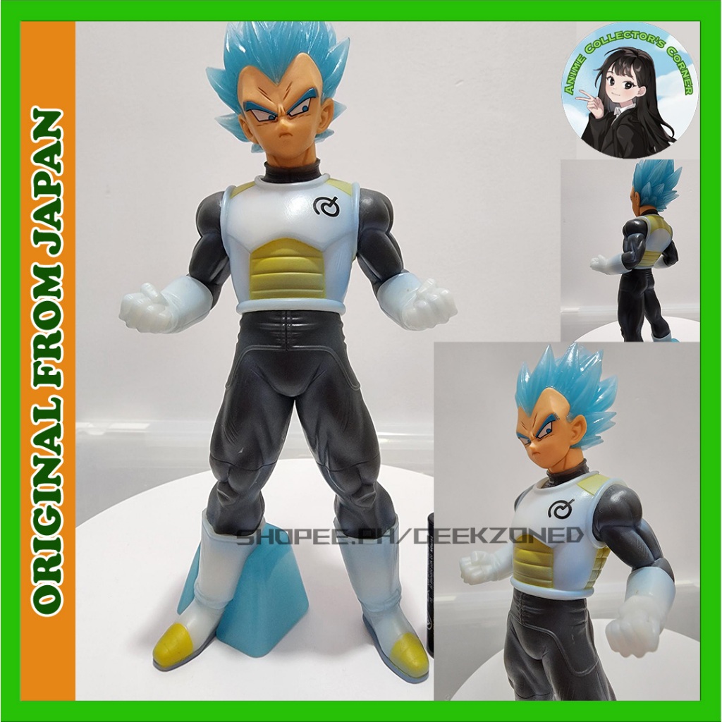 SSG Vegeta Dragonball Super Clearise SSBlue SSGSS Super Saiyan God Blue Figure Banpresto ...