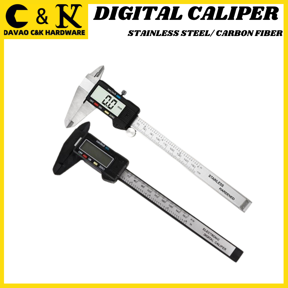 [CK07] Digital Caliper 150mm 6 inch LCD Electronic Slide Stainless ...