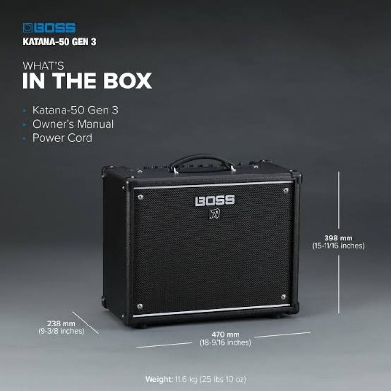 BOSS KATANA 50 gen 3 MK3 GUITAR AMPLIFIER | Shopee Philippines