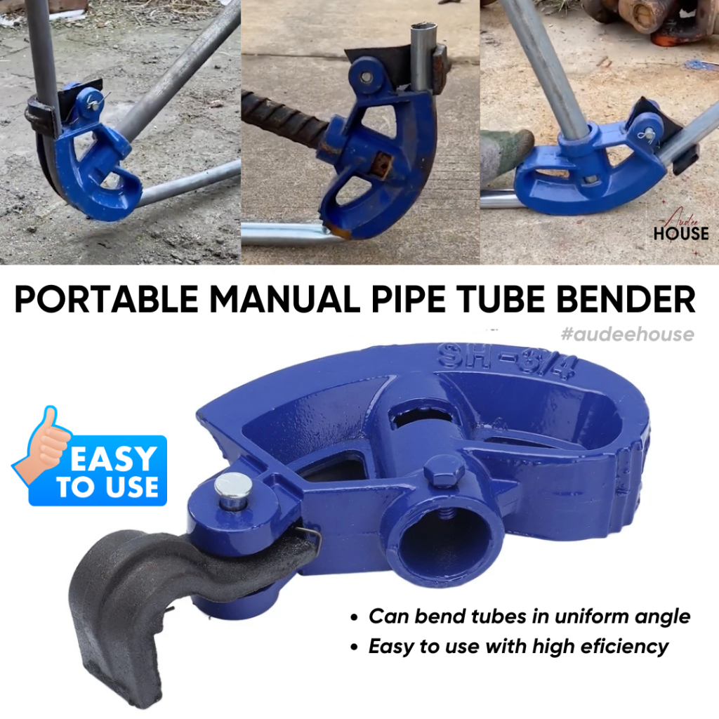 Portable Manual Pipe Tube Bender – Handheld Bending Tool for 3/4" Pipes ...