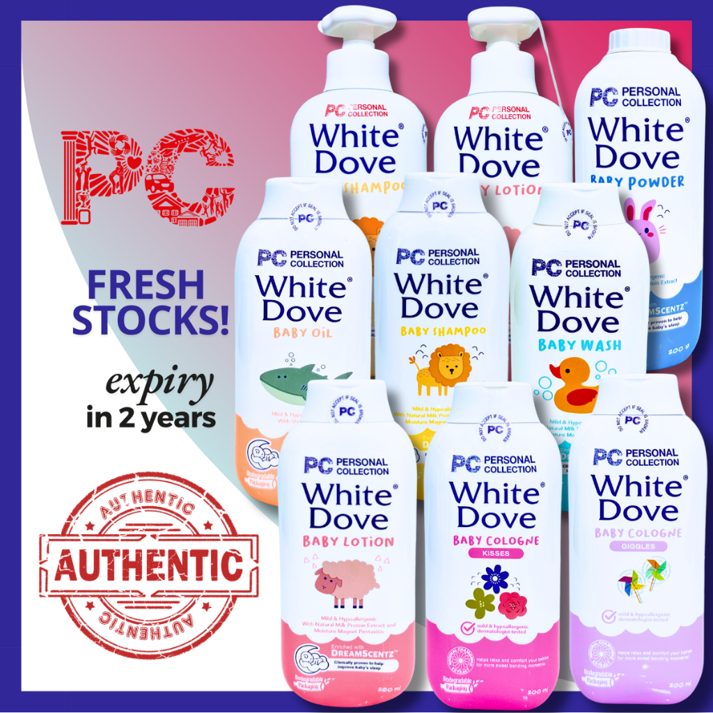 White Dove Baby Lotion Shampoo 500ml Dreamscentz Sweet Lullaby by PC ...