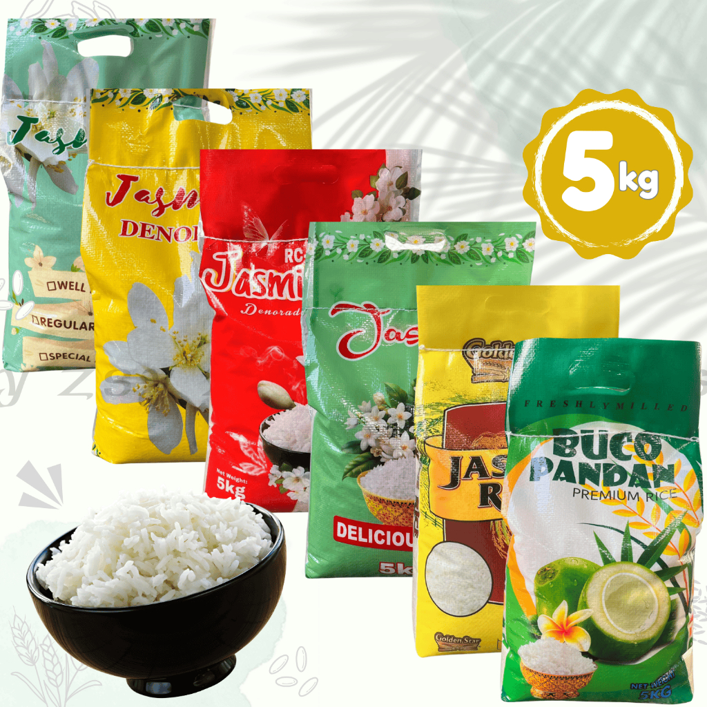 BIGAS BUCO PANDAN 5KG & BIGAS JASMINE RICE 5KG PANDAN | Shopee Philippines
