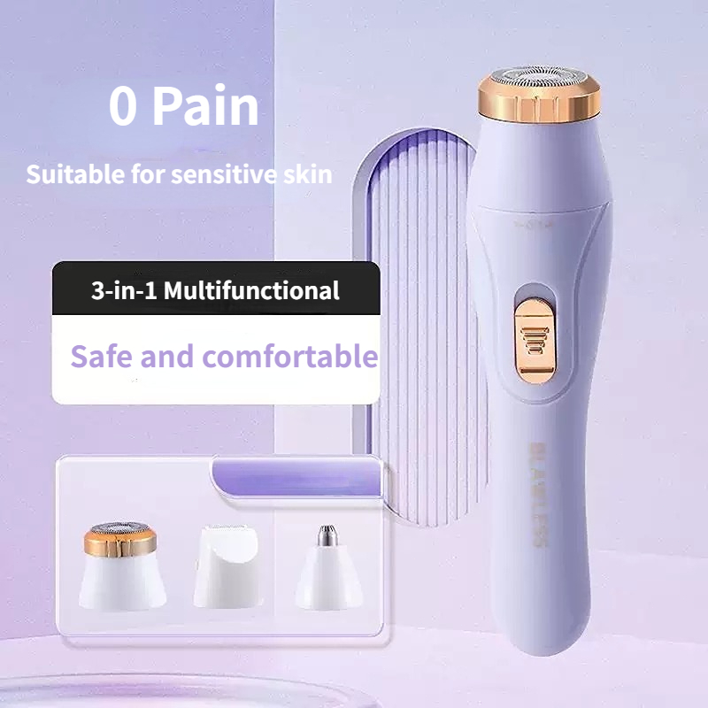 3-in-1 Multifunctional Female Shaver Shaver Shaver Underarm Device ...