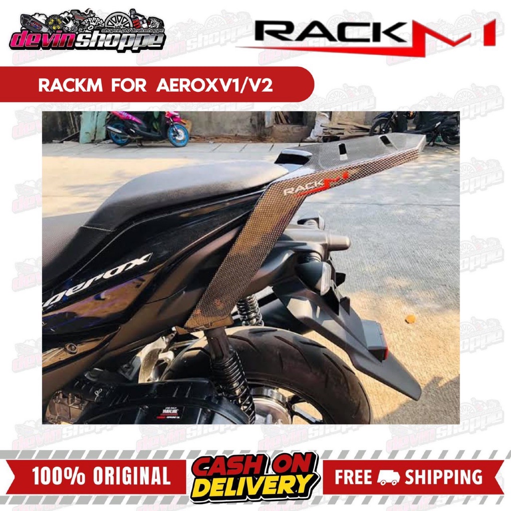 RackM Rack M Aerox V1/V2 Carbon [Lifetime Warranty] | Shopee Philippines