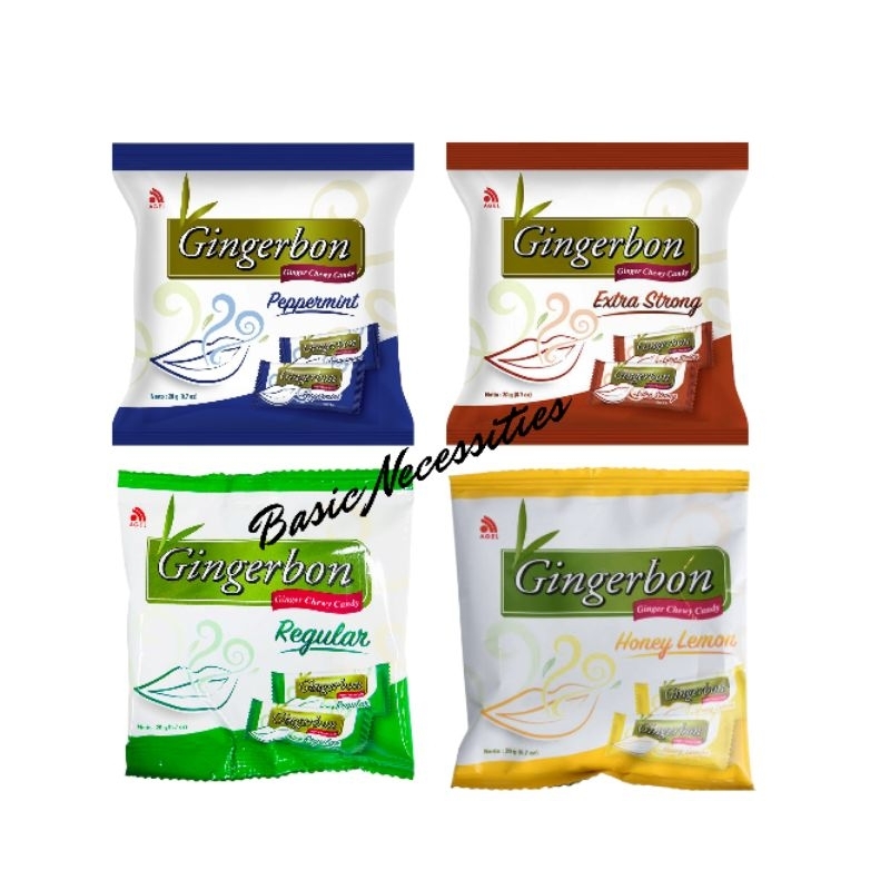 GINGERBON Candy Chewy Ginger Candy 20g | Shopee Philippines